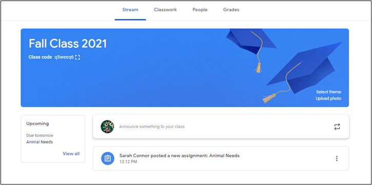 Sharing ThinkLink Content in Google Classroom