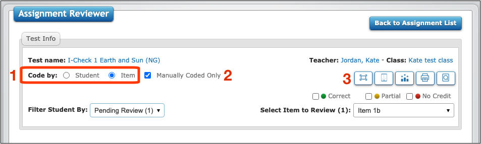 Online Assessment Coding ("scoring") Overview