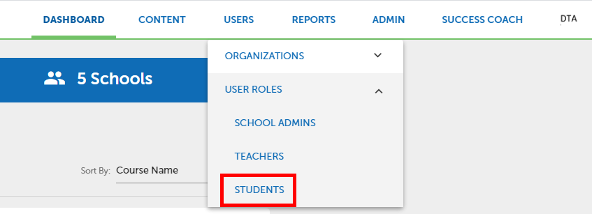 Managing Student Accounts