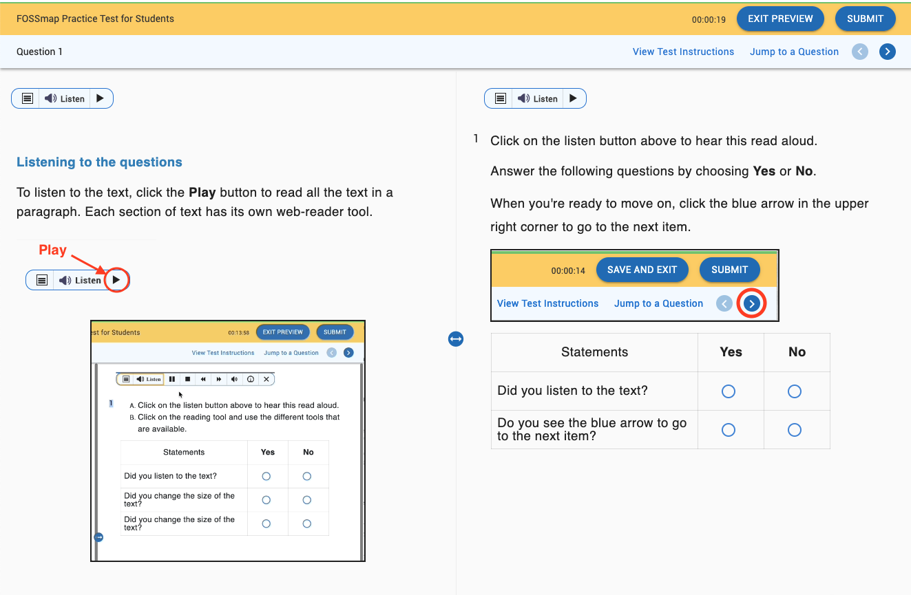 New Assessment System for School Year 2023-24 (FOSSmap)