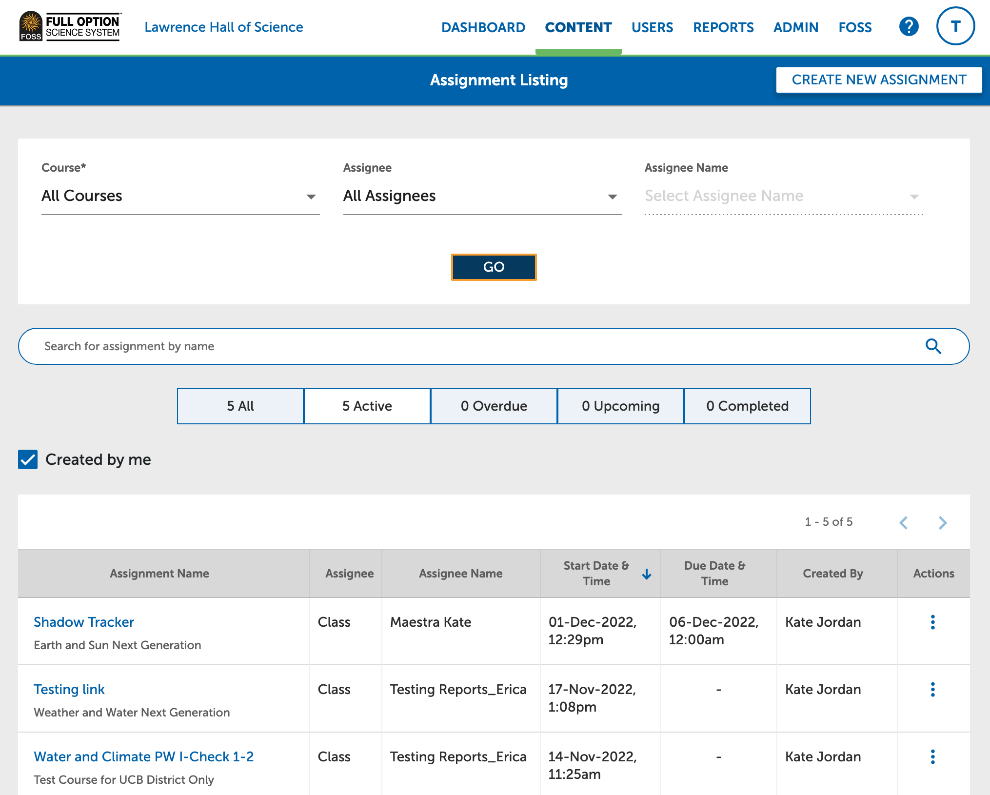 All New Users: FOSSweb on ThinkLink Tour